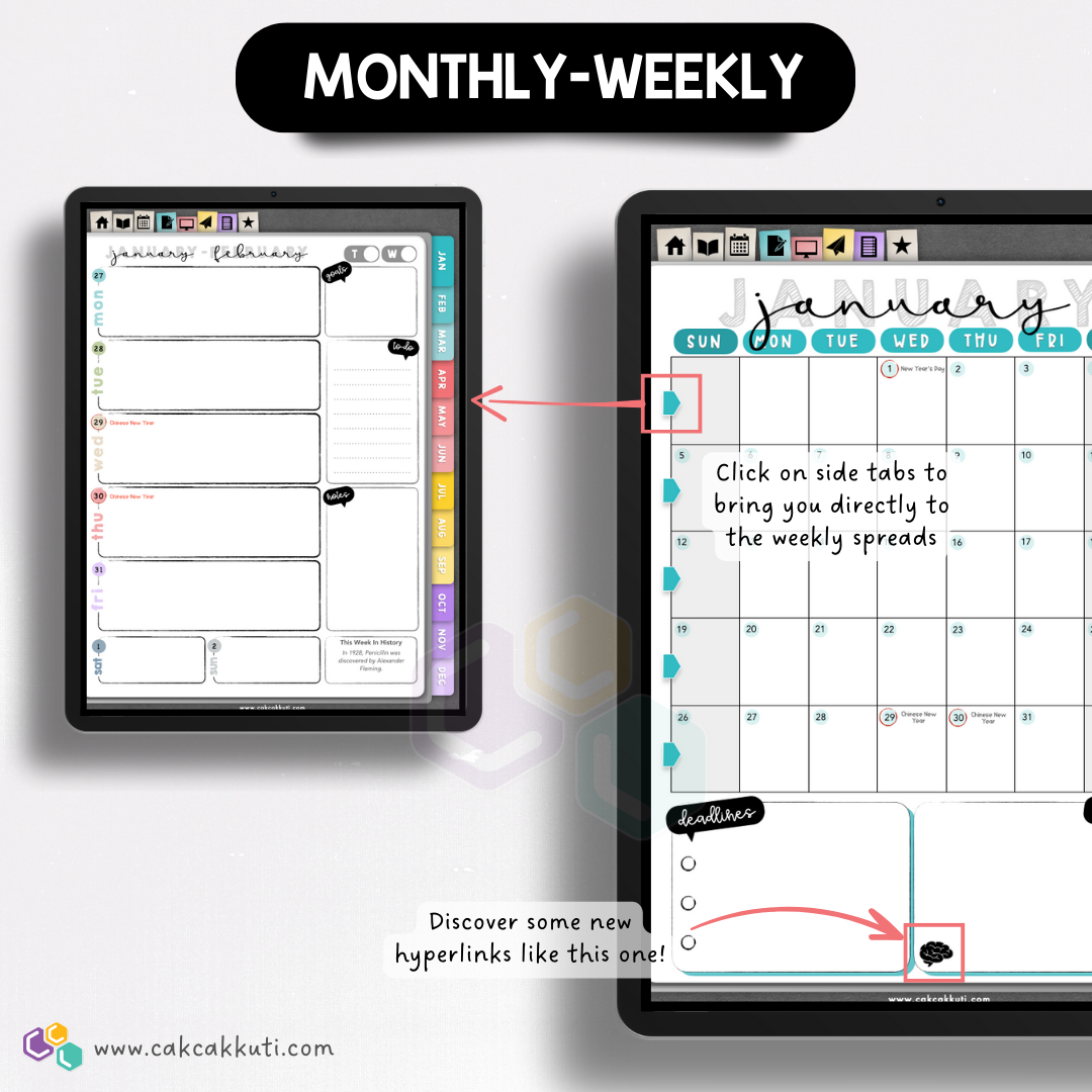 2025 Digital Academic Planner (OCEAN) – Cak Cak Kuti