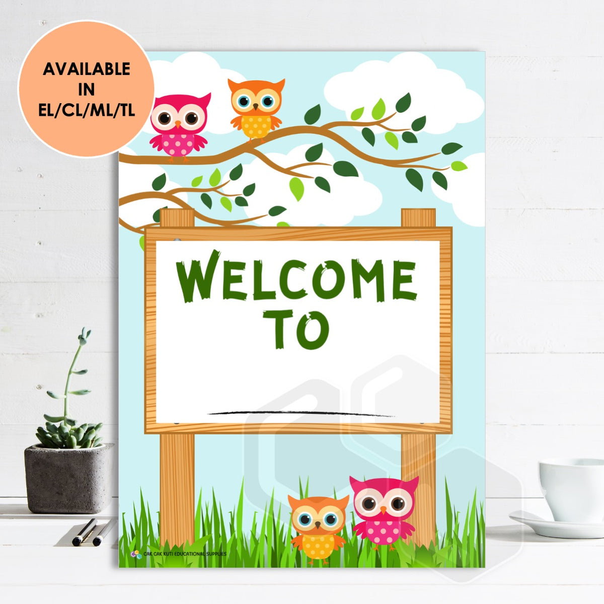 'Owls' Welcome Sign – Cak Cak Kuti