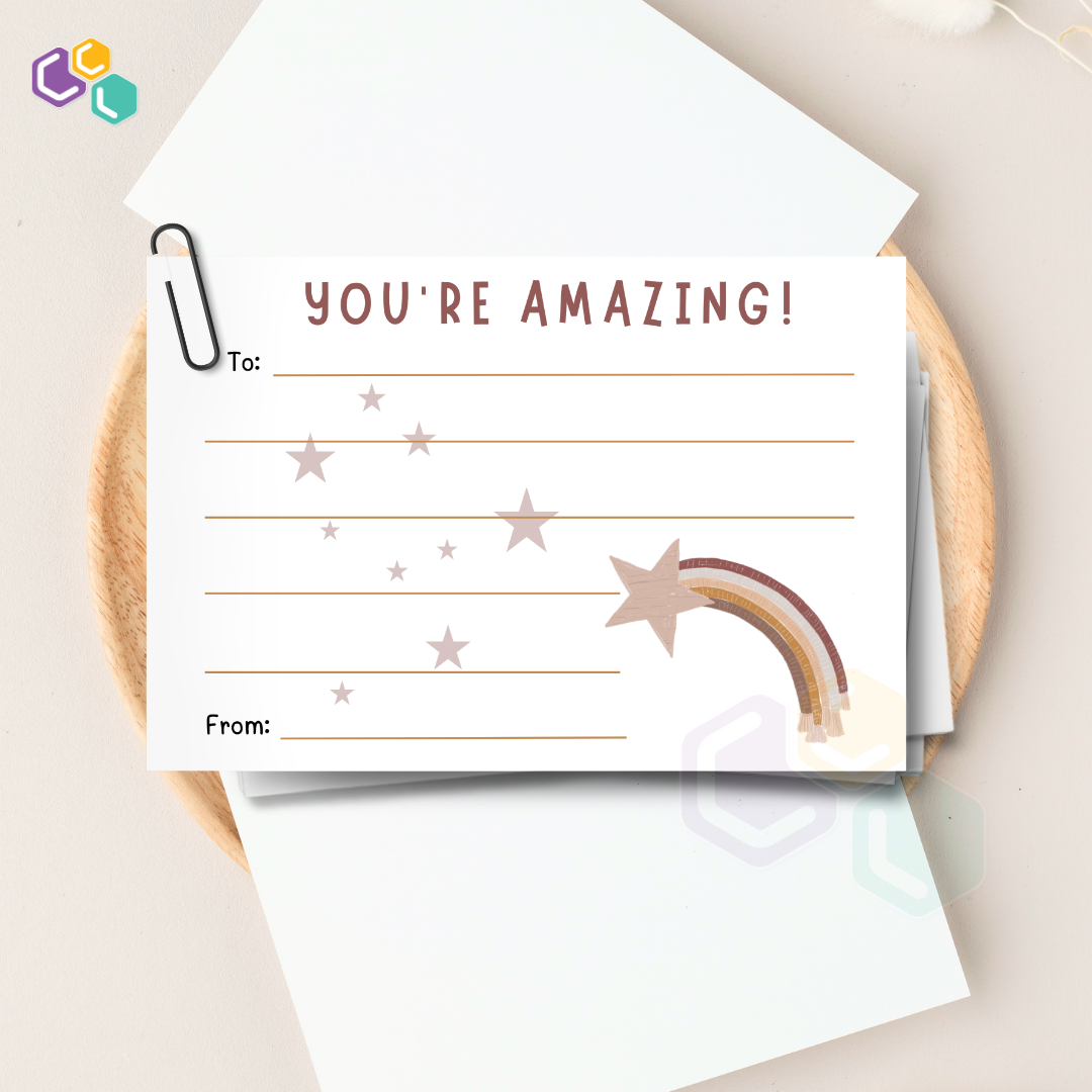 'You're Amazing' Note Cards (10 pcs) – Cak Cak Kuti