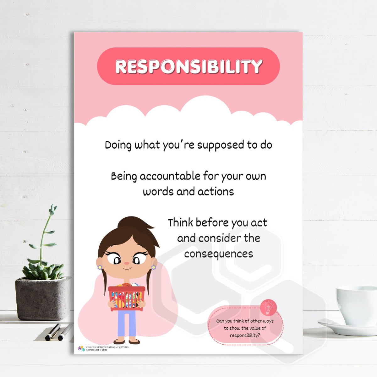 'Responsibility' Poster – Cak Cak Kuti