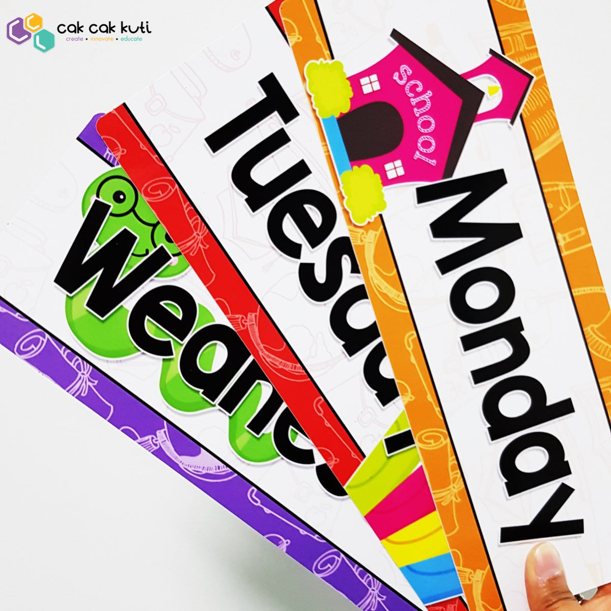 Days of the Week Headers (CL) – Cak Cak Kuti